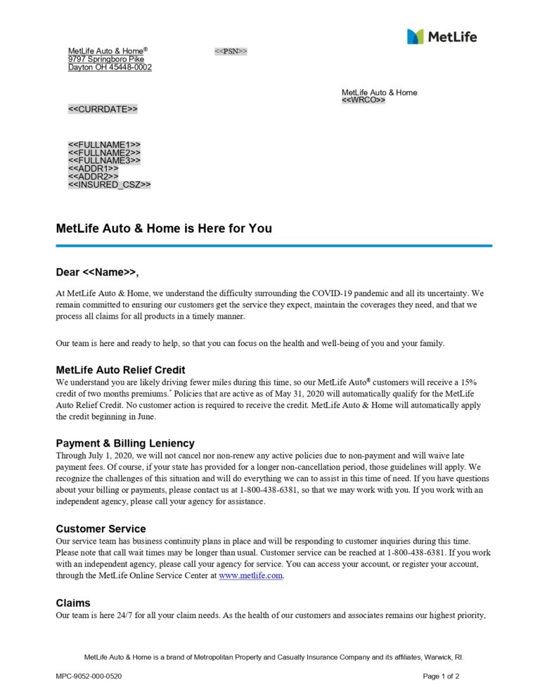 MetLife Client Help - Oklahoma Insurance Group